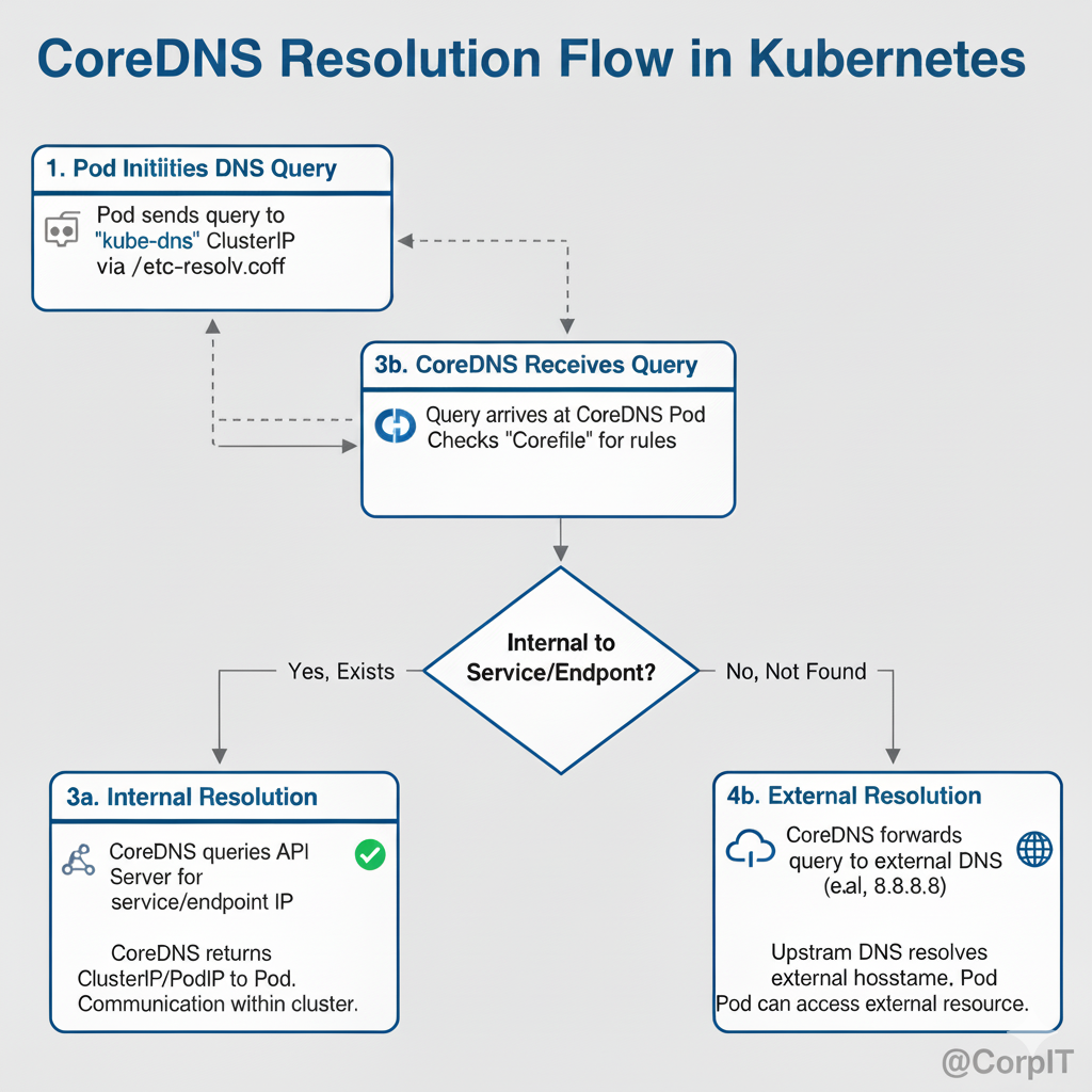 Explained CoreDNS in Kubernetes - CorpIT